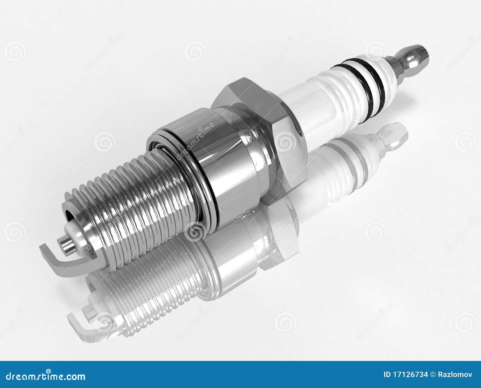 Spark plug isolated stock illustration. Illustration of repair - 17126734