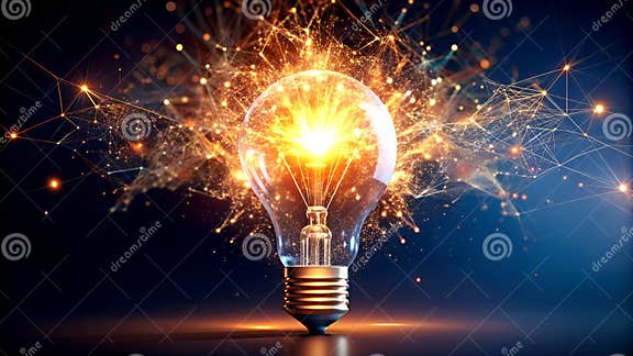 The Spark of by AI Igniting Creative Innovation in the Workplace Stock ...