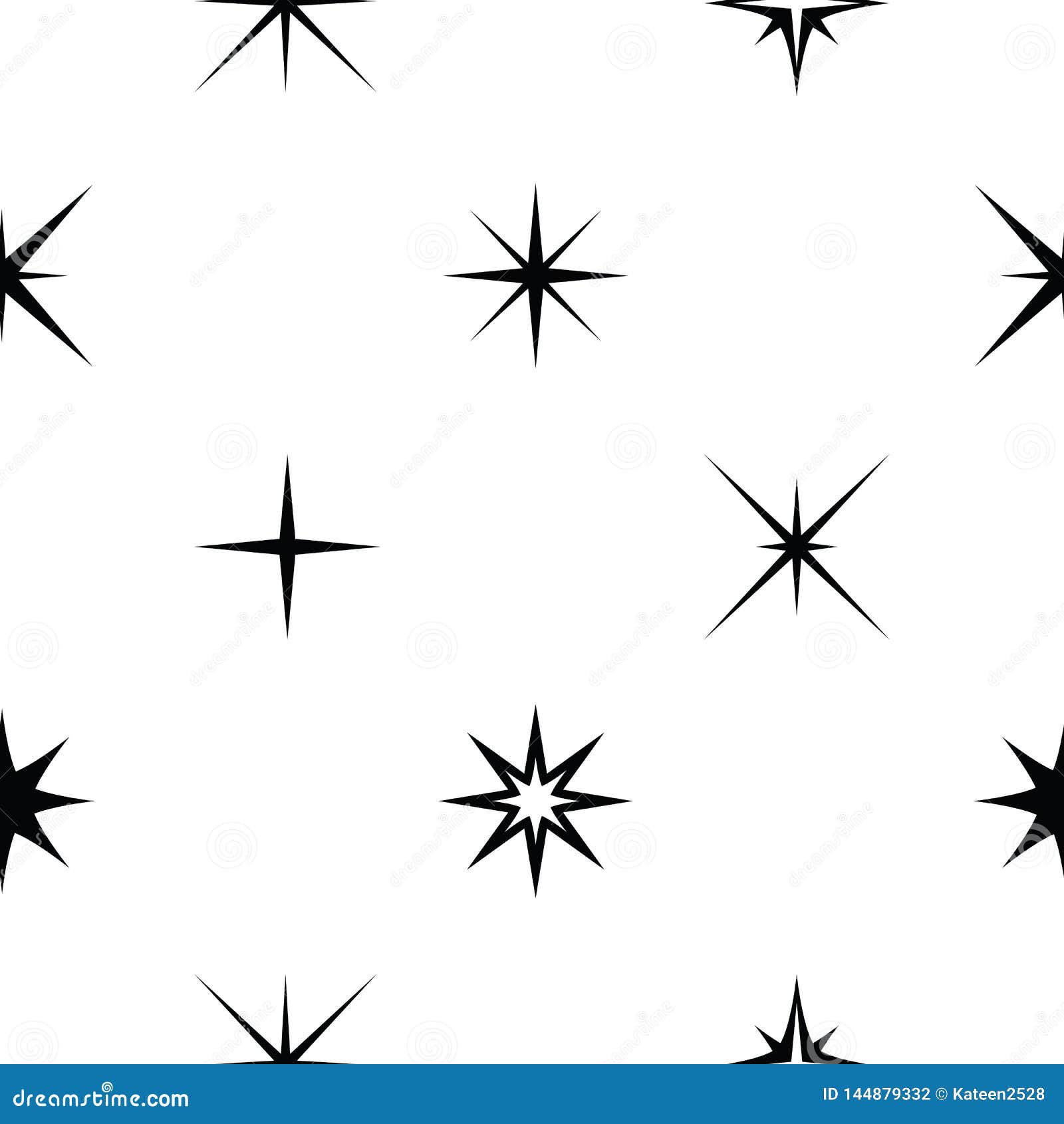 Spark Seamless Pattern Background Icon Stock Vector - Illustration of ...