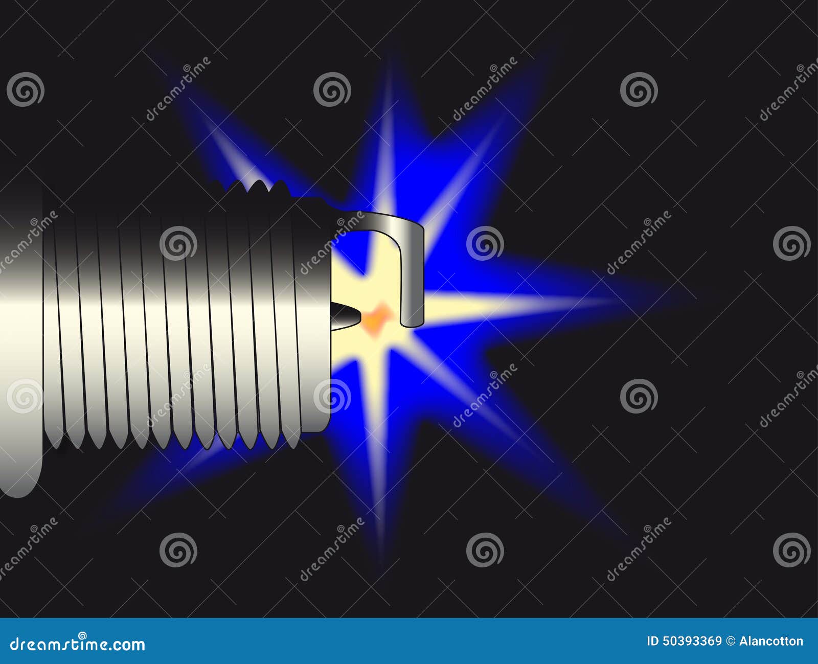 Spark stock illustration. Illustration of graphic, factor - 50393369