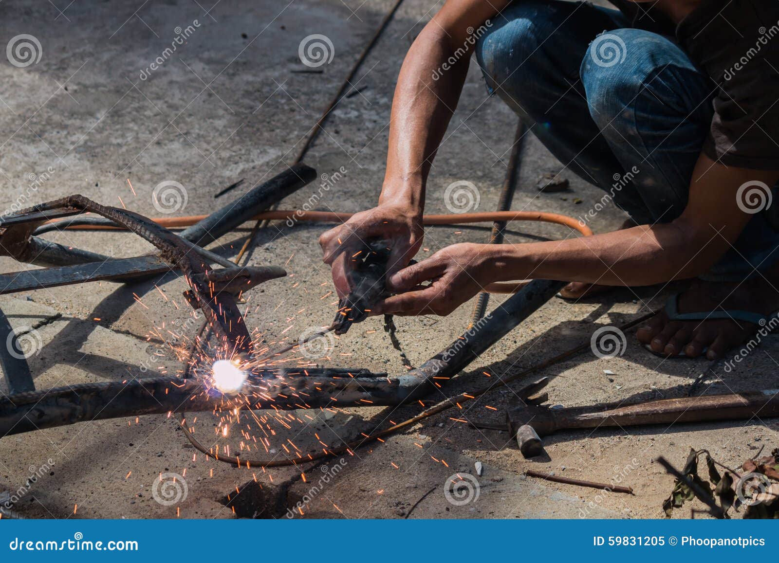The Spark stock image. Image of mask, industrial, worker - 59831205