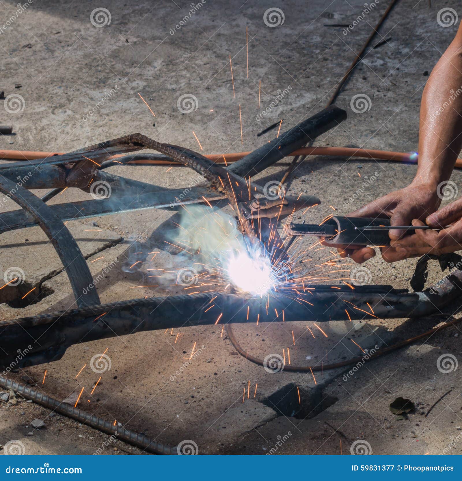 The Spark stock image. Image of power, industrial, helmet - 59831377