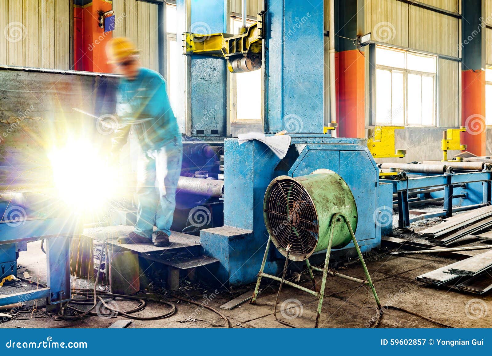 Spark steel plant stock image. Image of mechanic, disc - 59602857