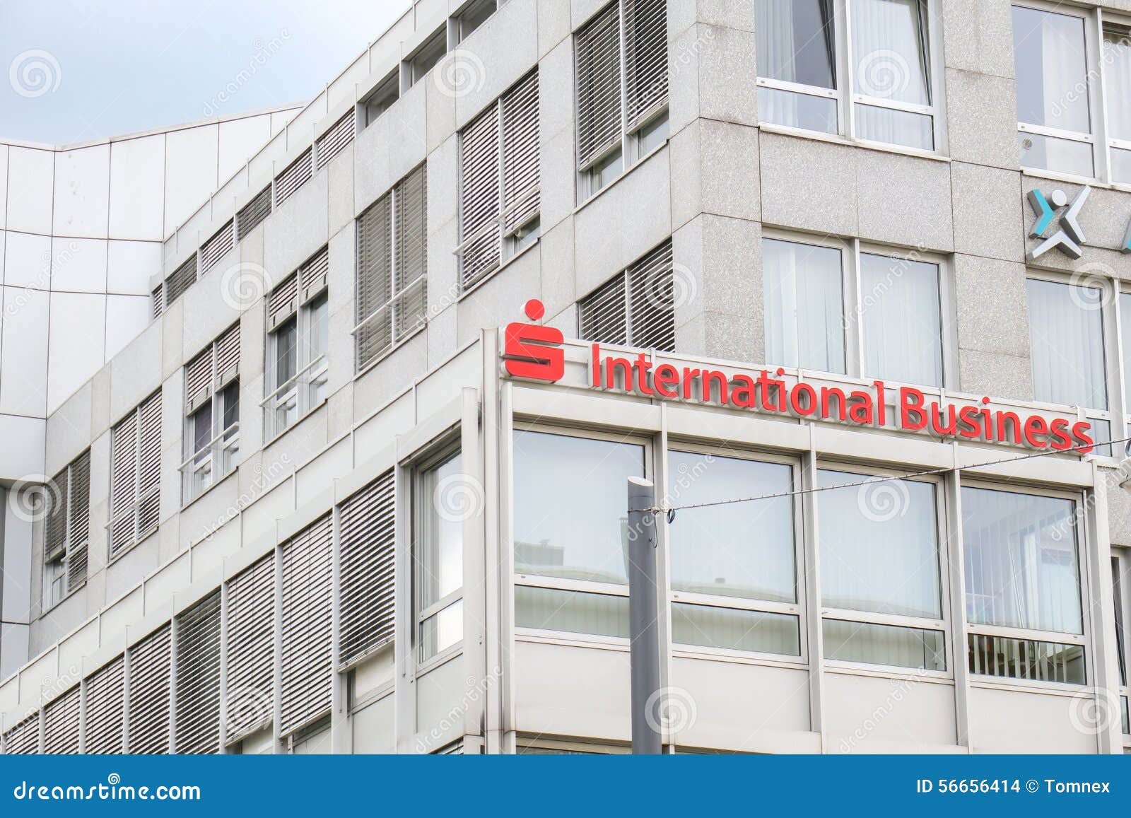 Sparkasse-International-Geschäft Redaktionelles Stockbild - Bild von bayern, bayerisch: 56656414