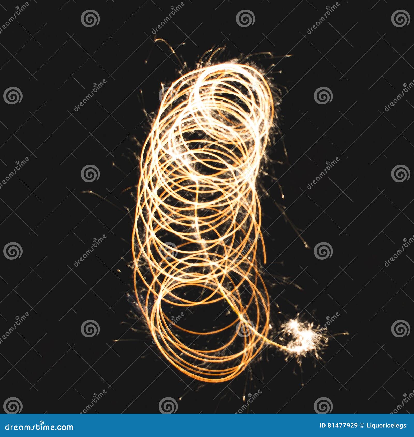 Sparkelr Squiggle Shapes stock image. Image of dark, celebration - 81477929