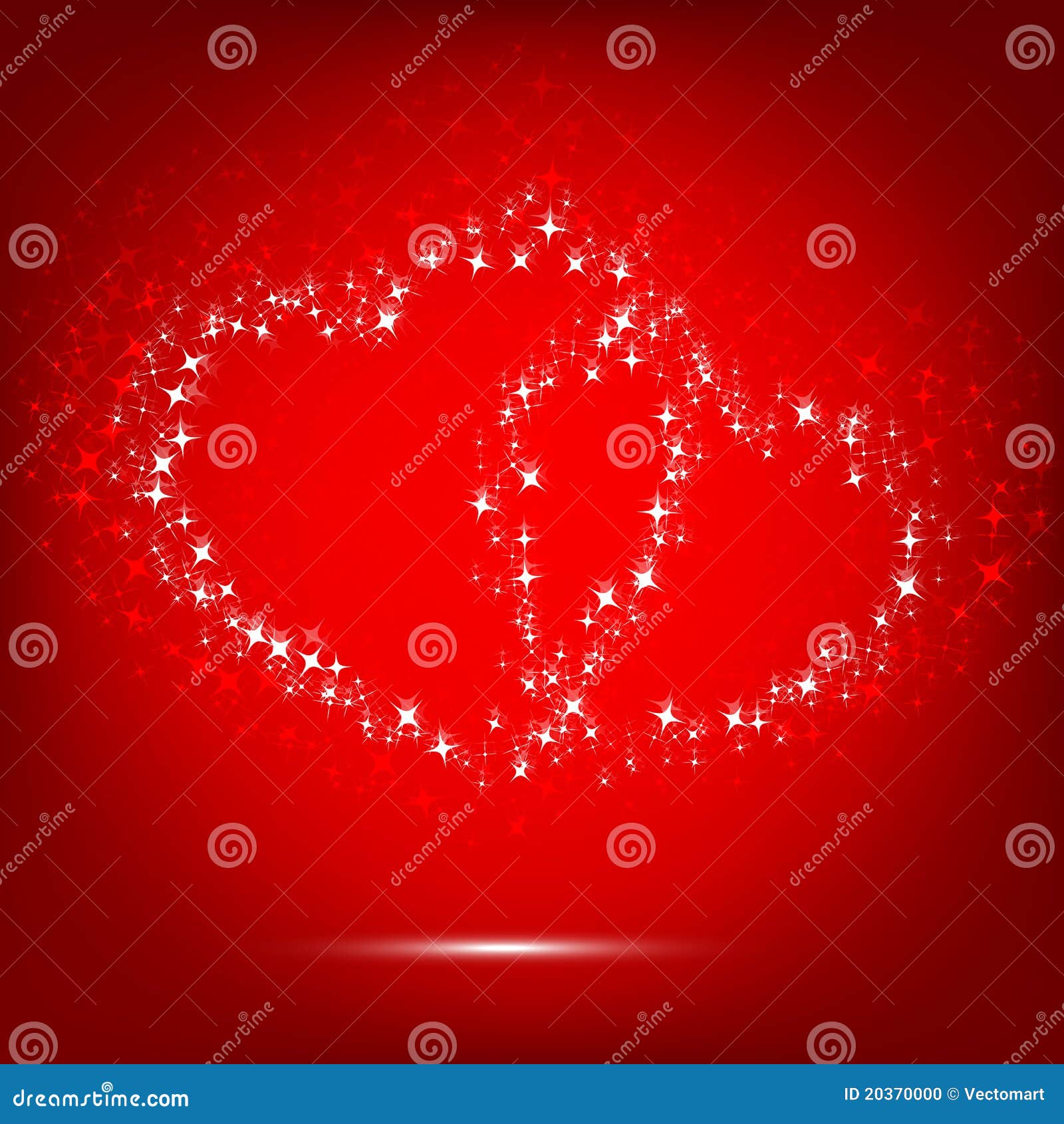 Sparkilng Heart stock vector. Illustration of card, romantic - 20370000