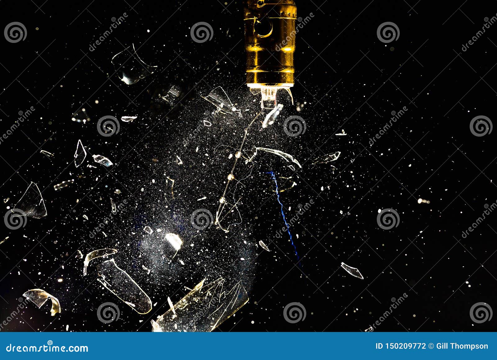 Sparking and Exploding Incandescent Lightbulb Stock Photo - Image of ...