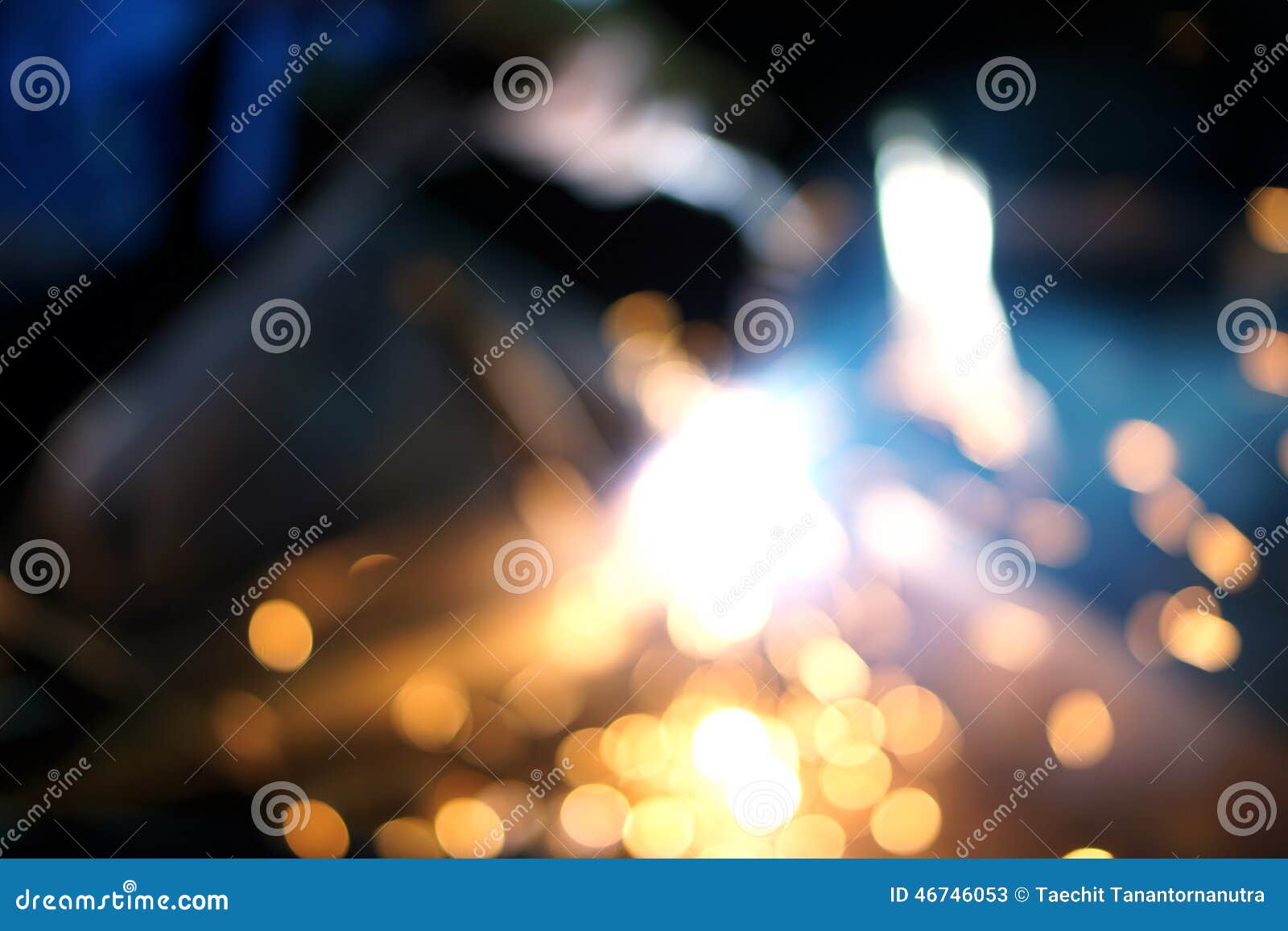 Sparking from Welding Process in Blurly Motion 3 Stock Image - Image of ...
