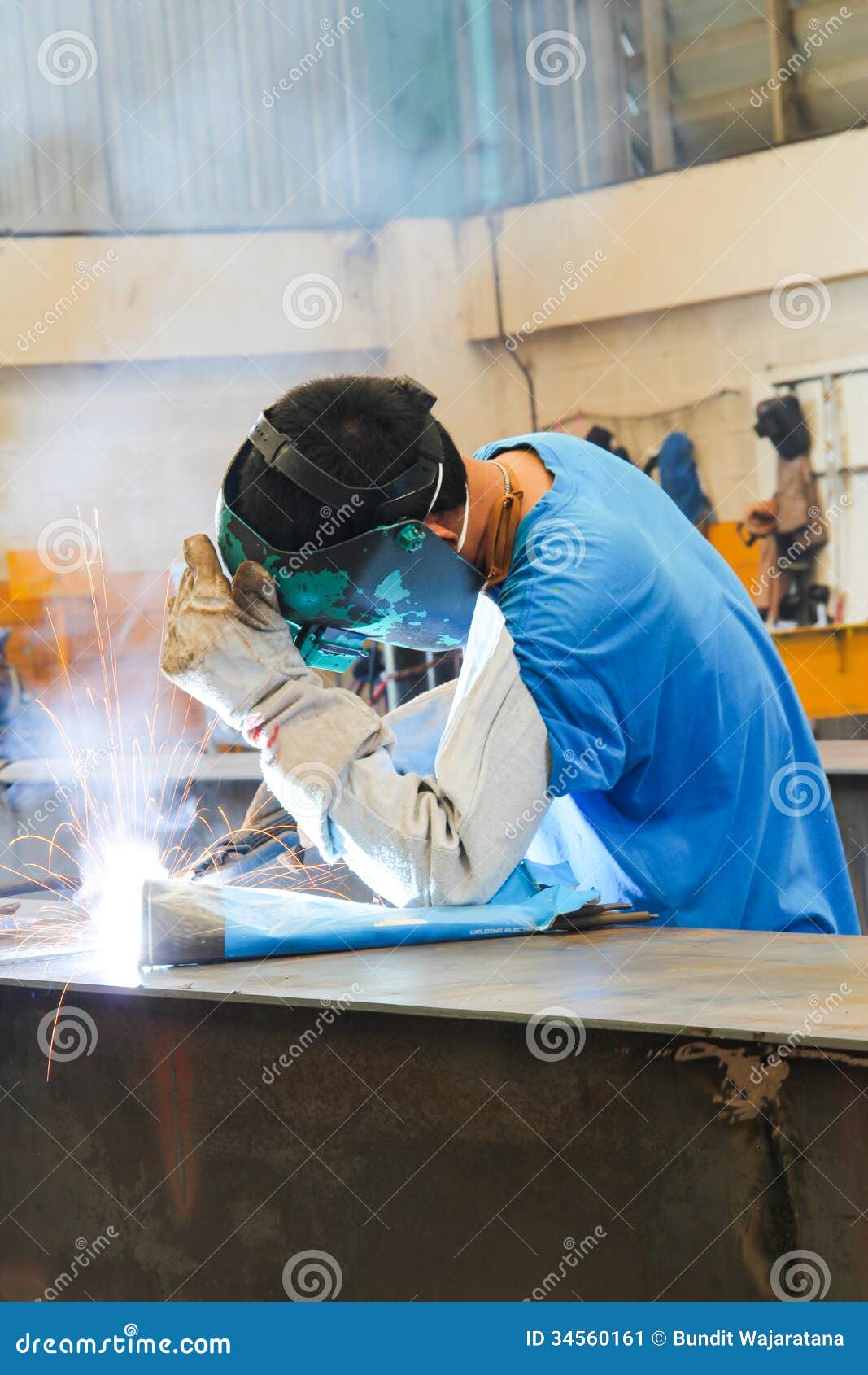 Sparking work stock image. Image of manufacture, technical - 34560161