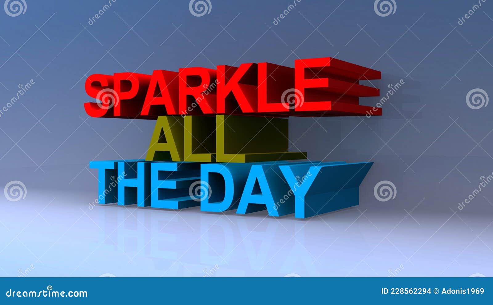 Sparkle All the Day on Blue Stock Illustration - Illustration of flake ...