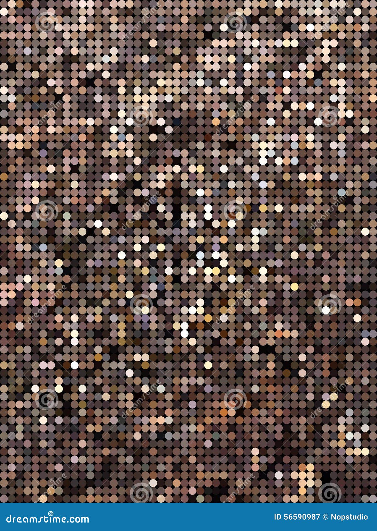 Sparkle brown dot pattern stock vector. Illustration of brochure - 56590987
