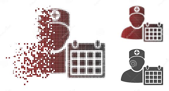 Sparkle Dot Halftone Doctor Schedule Calendar Icon Stock Vector ... Sparkle Dot Halftone Doctor Schedule Calendar Icon Stock Vector ...