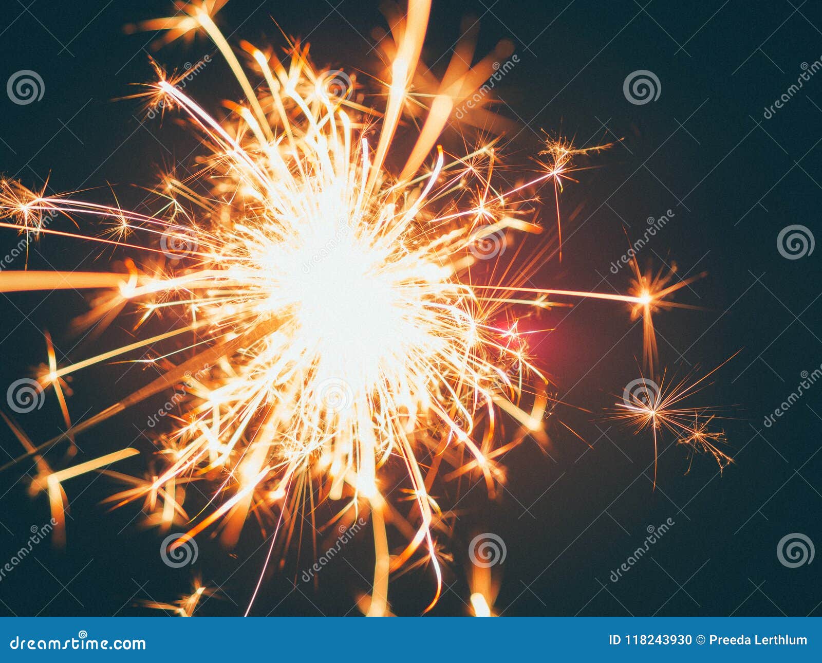 Sparkle Firework Celebration during Holiday Stock Photo - Image of ...