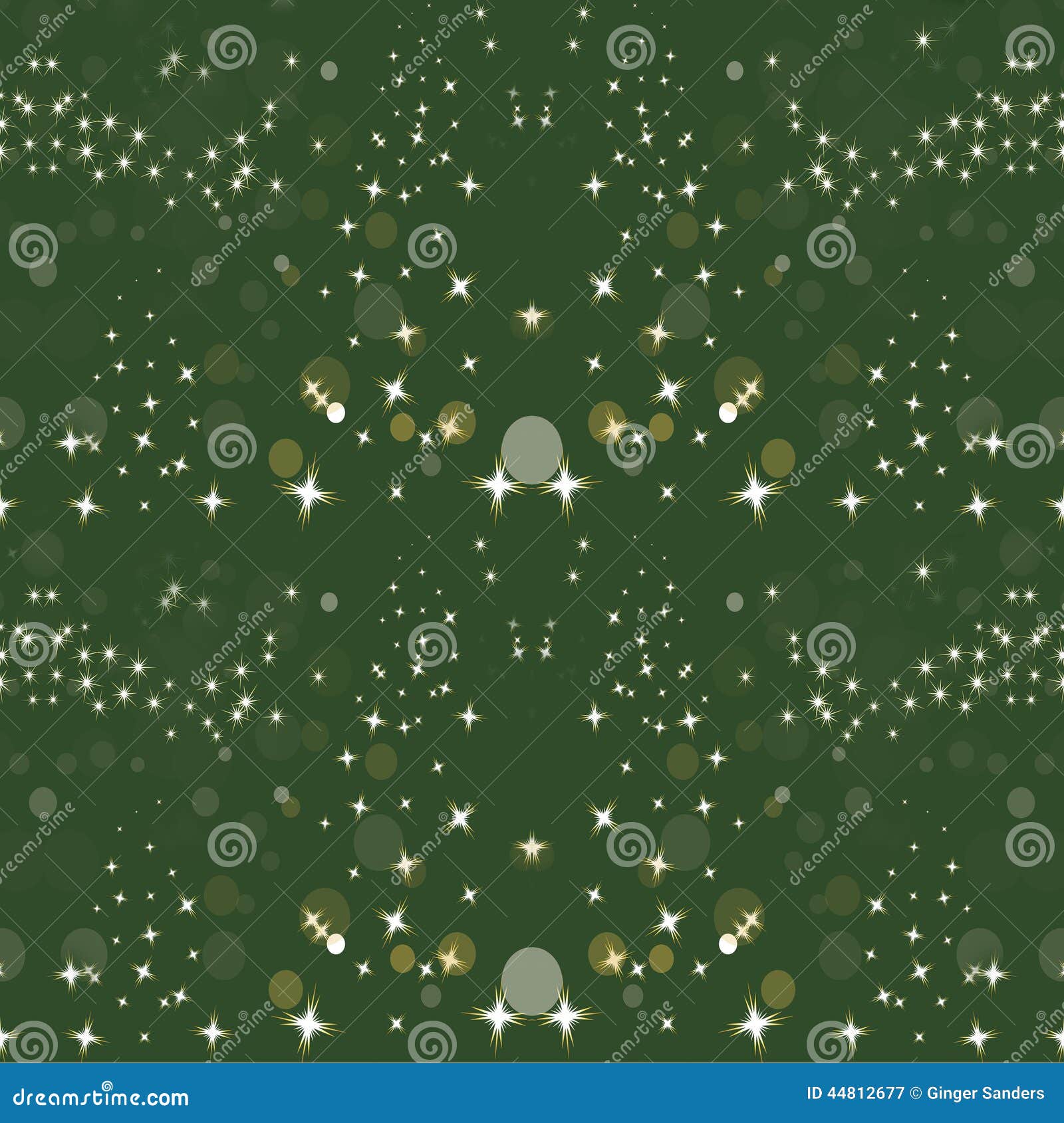 Sparkle Green Gold Holiday Seamless Background Pattern Stock ...