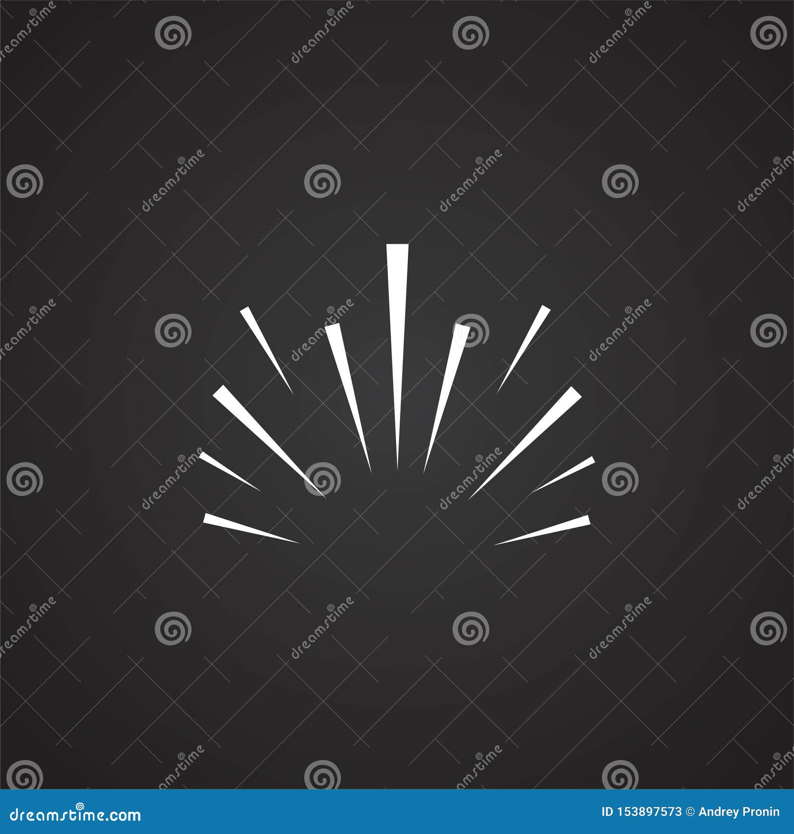 Sparkle Icon on Background for Graphic and Web Design. Simple ...