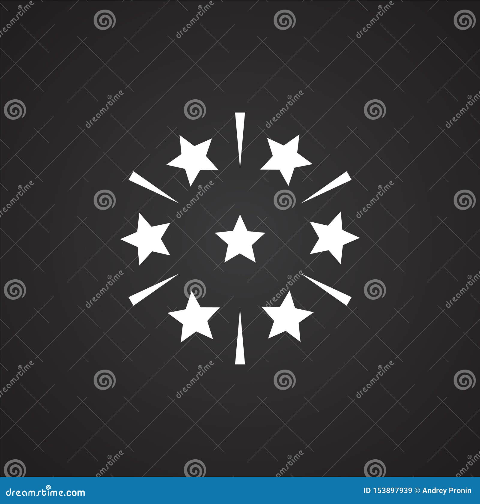 Sparkle Icon on Background for Graphic and Web Design. Simple ...