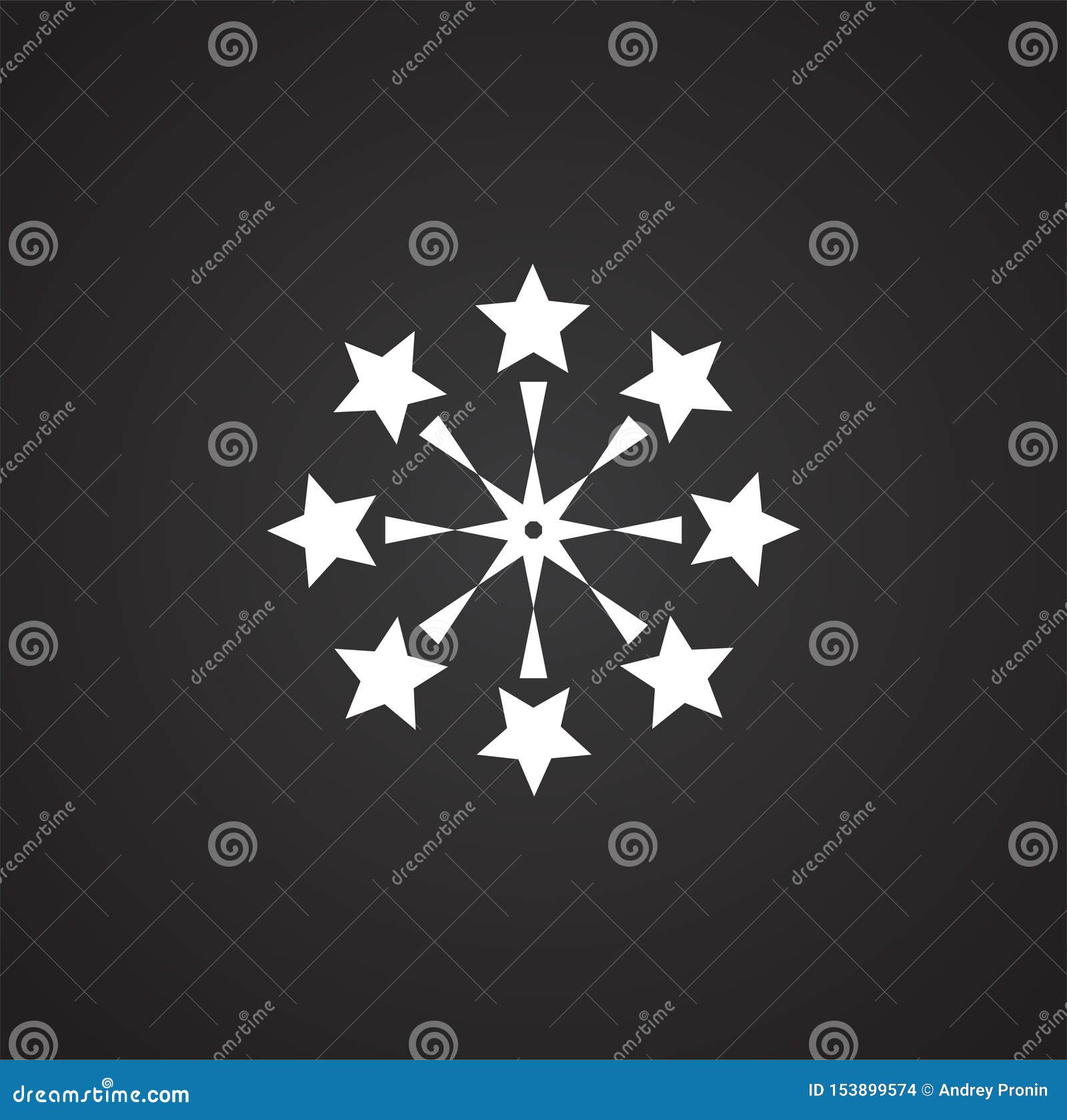 Sparkle Icon on Background for Graphic and Web Design. Simple ...