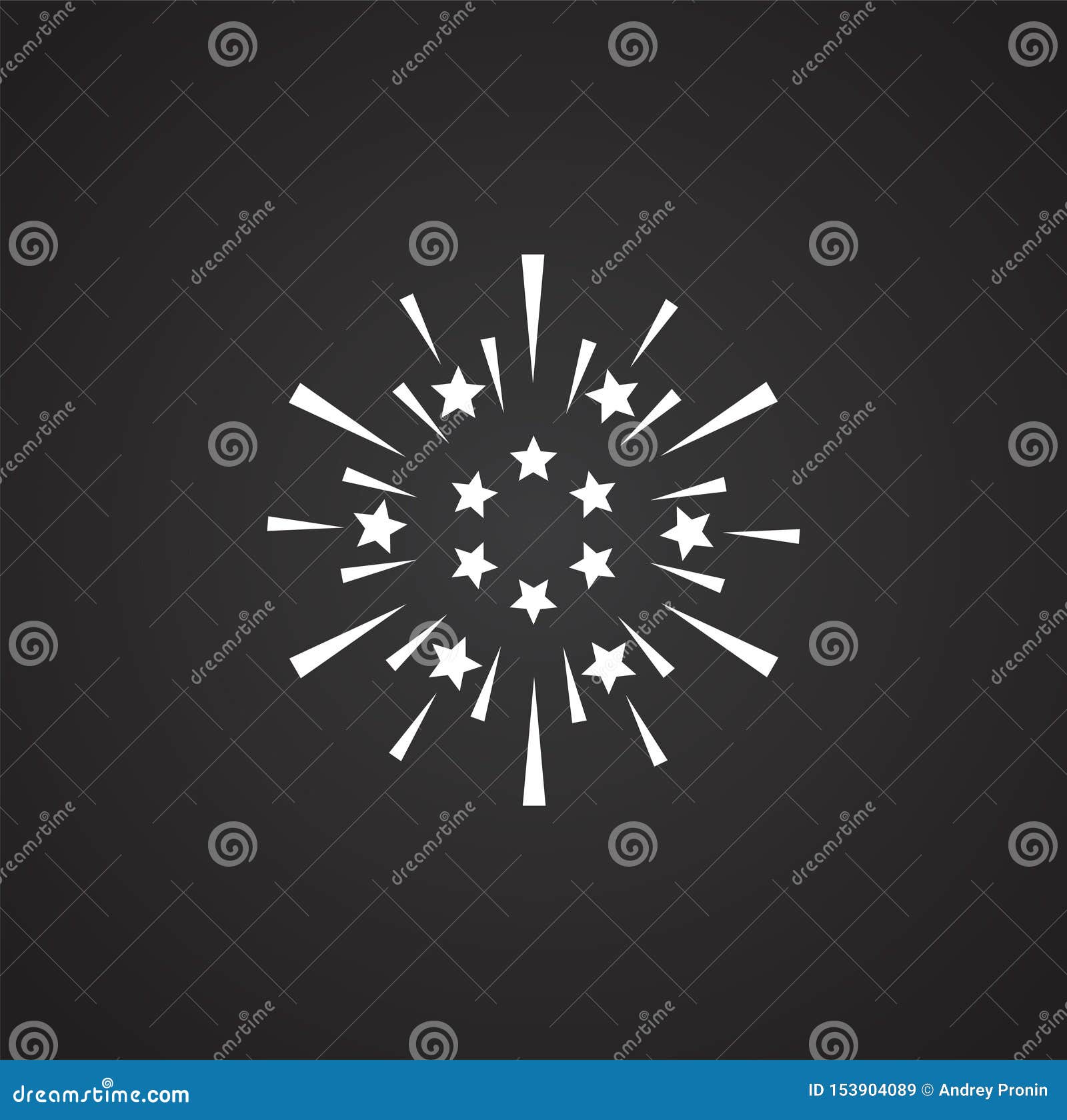 Sparkle Icon on Background for Graphic and Web Design. Simple ...