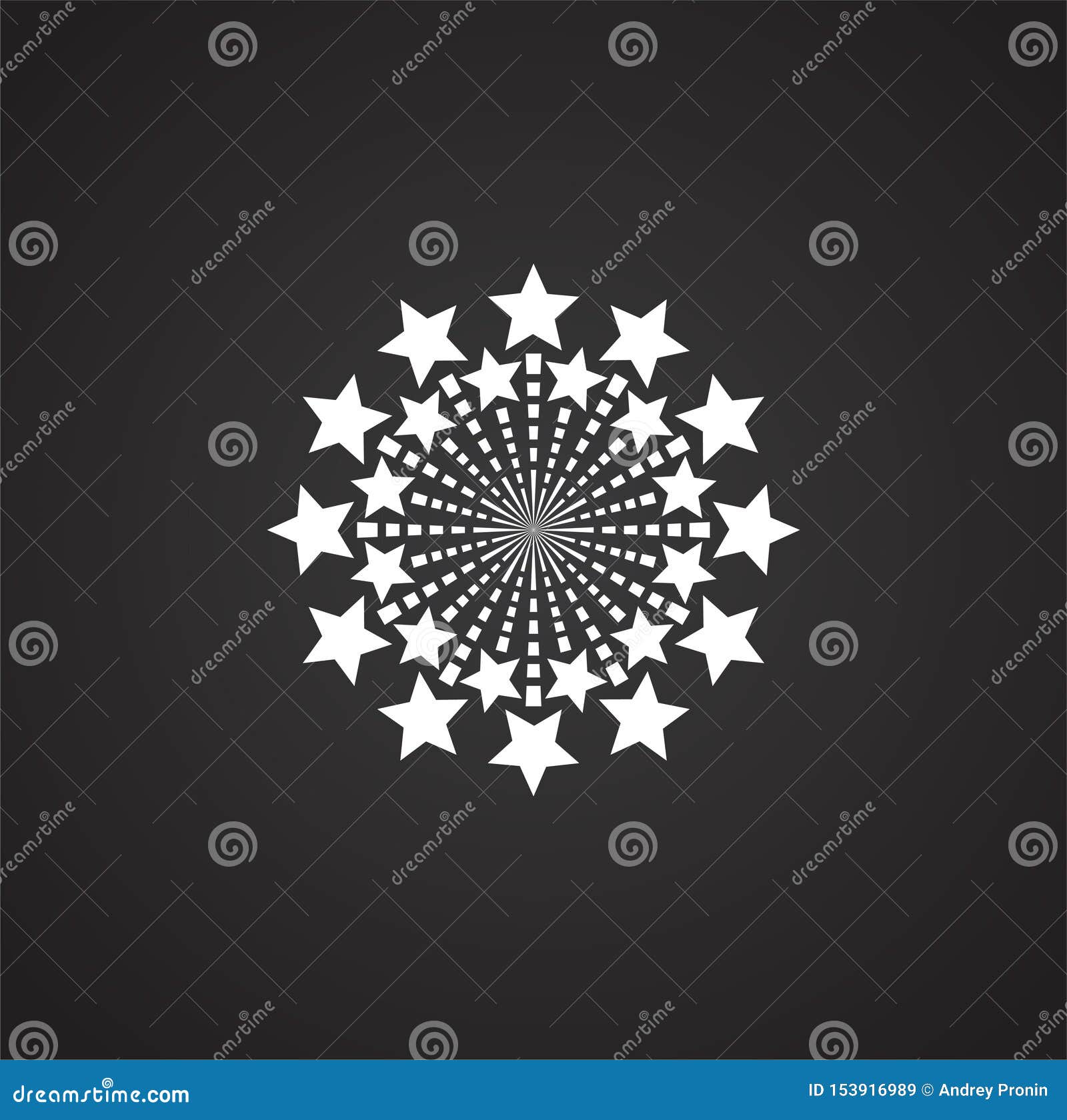 Sparkle Icon on Background for Graphic and Web Design. Simple ...