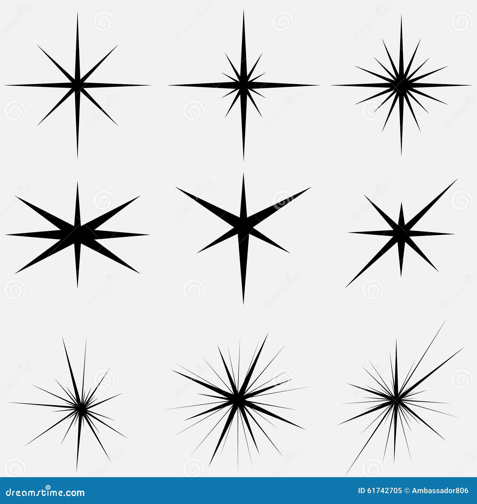 Sparkle Lights Stars - Vector Stock Vector - Illustration of bright ...