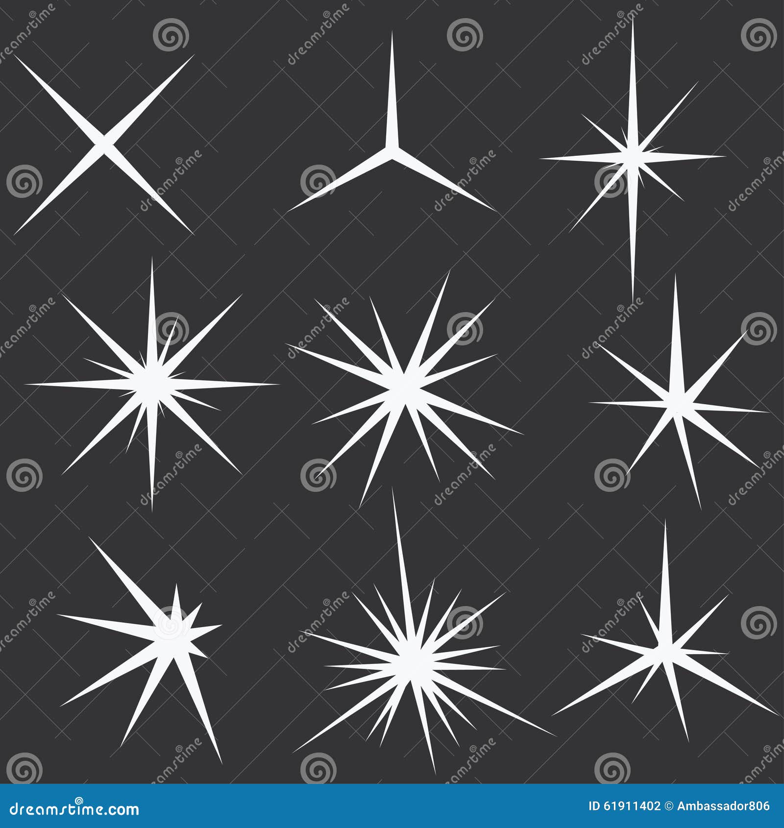 Sparkle Lights Stars - Vector Stock Vector - Illustration of flare ...