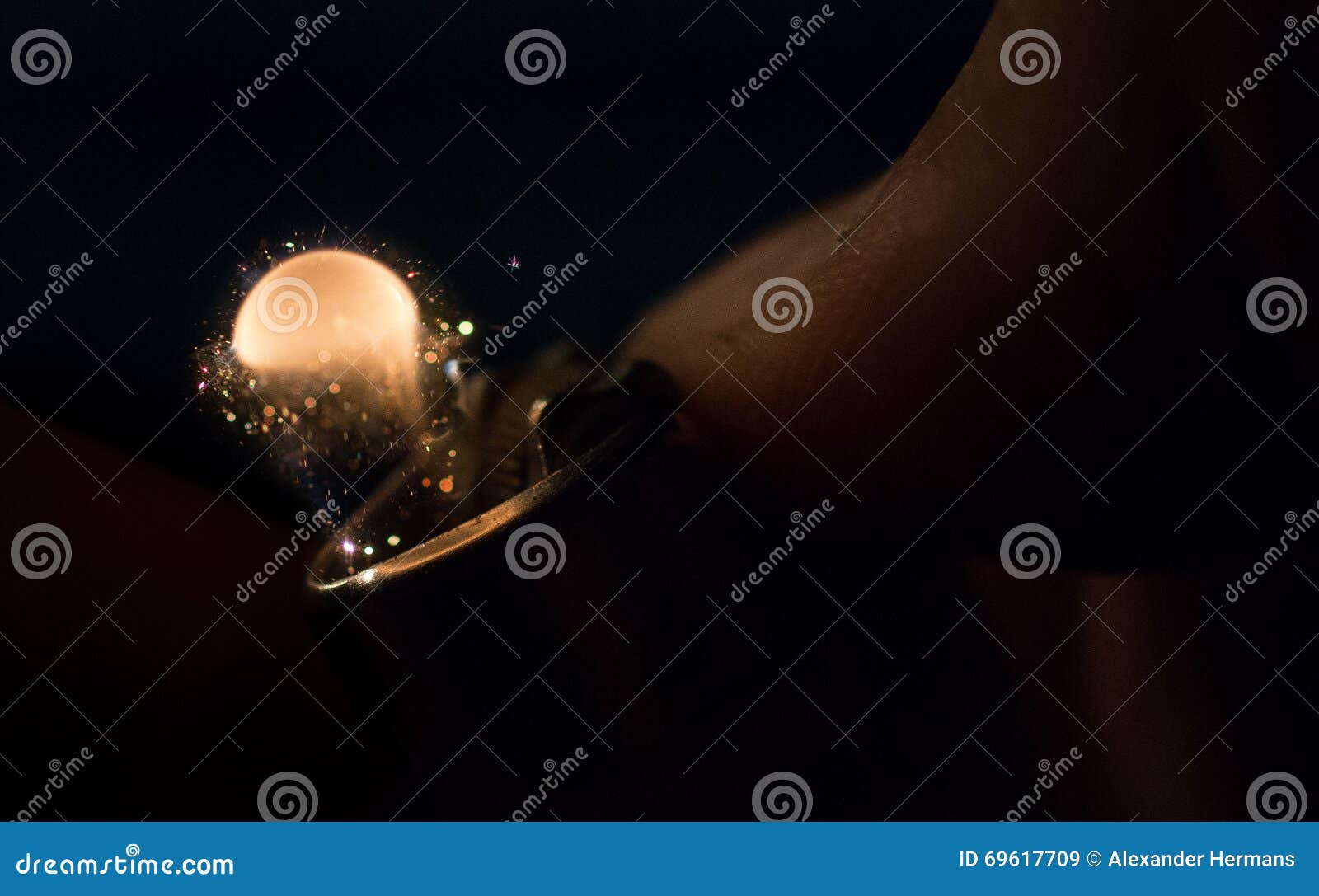 Sparkle in the night stock image. Image of fire, finger - 69617709