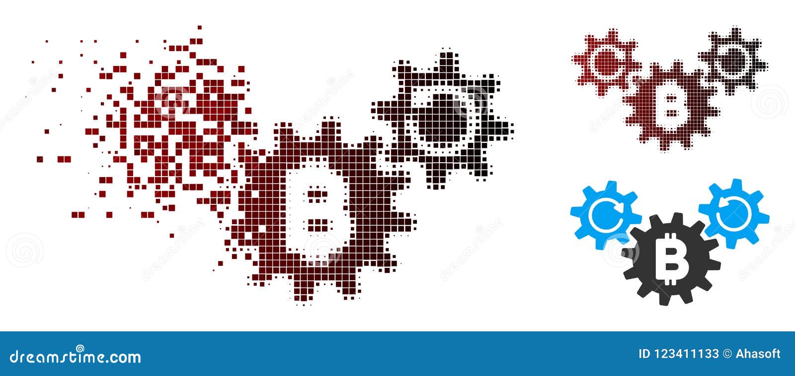 Sparkle Pixel Halftone Bitcoin Wheels Rotation Icon Stock Vector ... Sparkle Pixel Halftone Bitcoin Wheels Rotation Icon Stock Vector ...