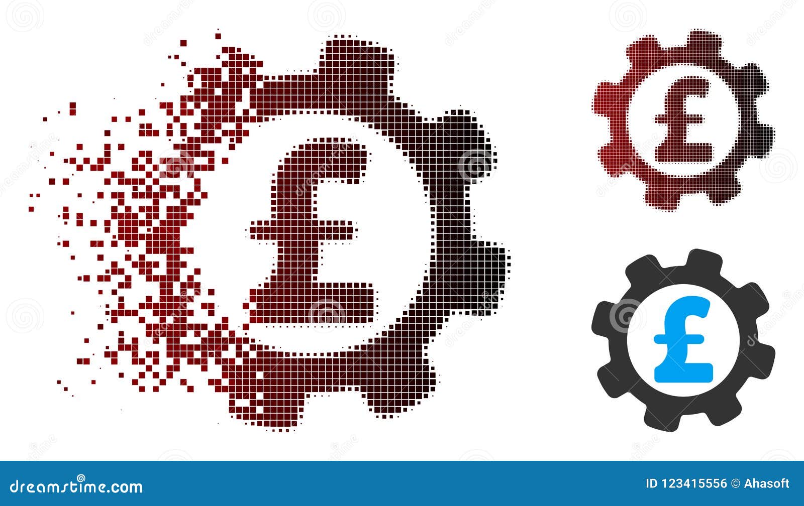 Sparkle Pixel Halftone Development Pound Price Icon Stock Vector ... Sparkle Pixel Halftone Development Pound Price Icon Stock Vector ...
