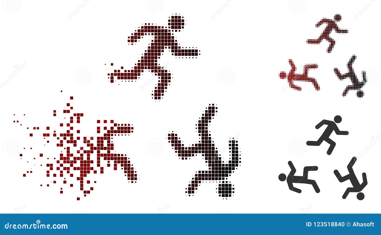 Sparkle Pixel Halftone Running Men Icon Stock Vector - Illustration of ... Sparkle Pixel Halftone Running Men Icon Stock Vector - Illustration of ...