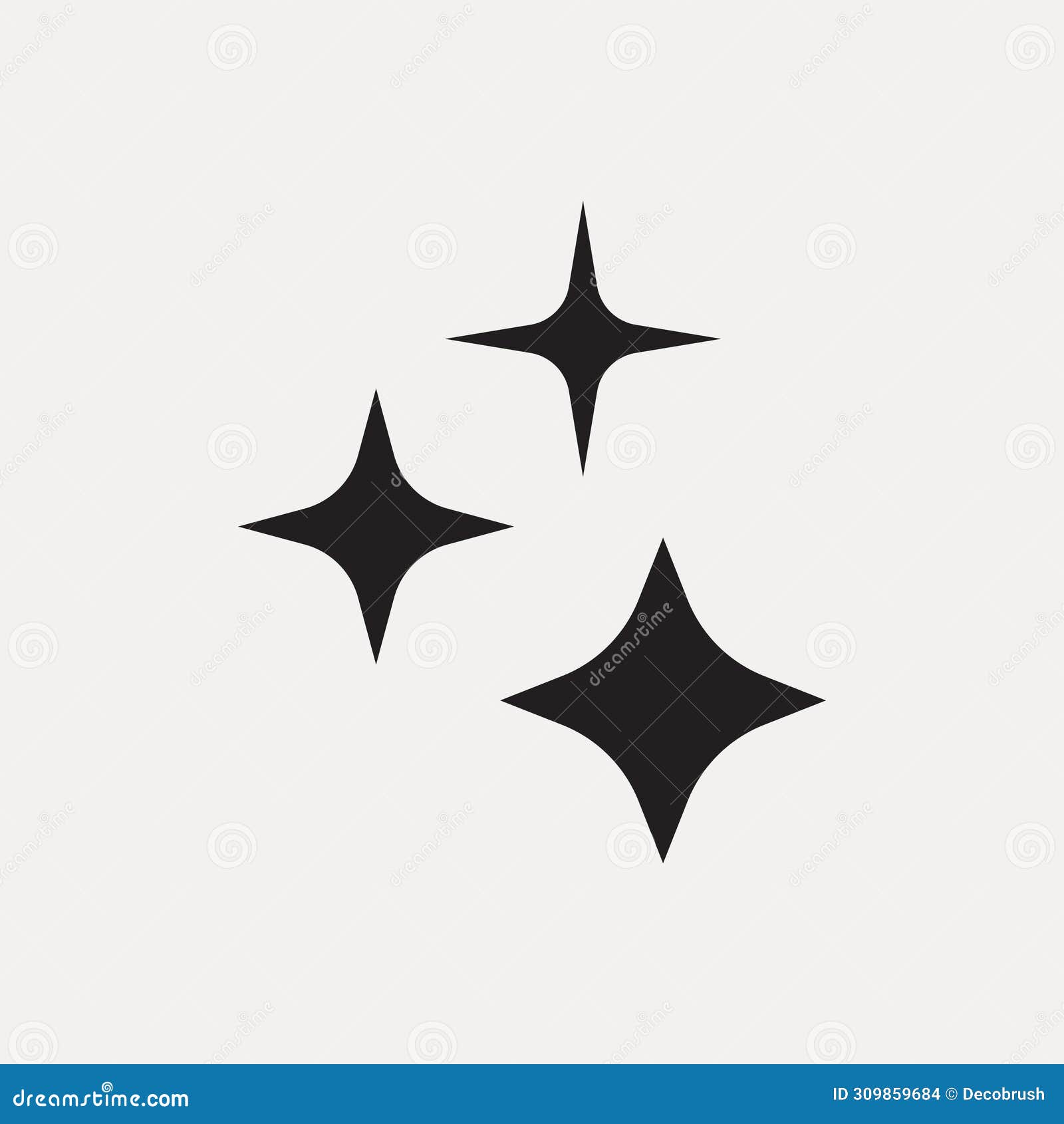 Sparkle Star Icon, Sparkling Star Art, Vector Isolated Element Stock ...