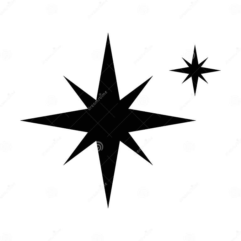 Sparkle Star Icon, Vector Abstract Element of Sparkling Star Stock ...