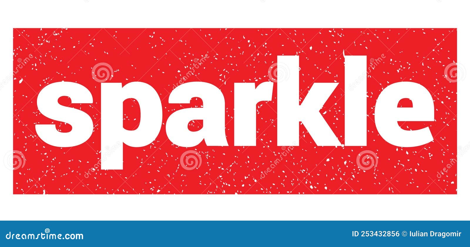 Sparkle Text Written on Red Stamp Sign Stock Illustration ...