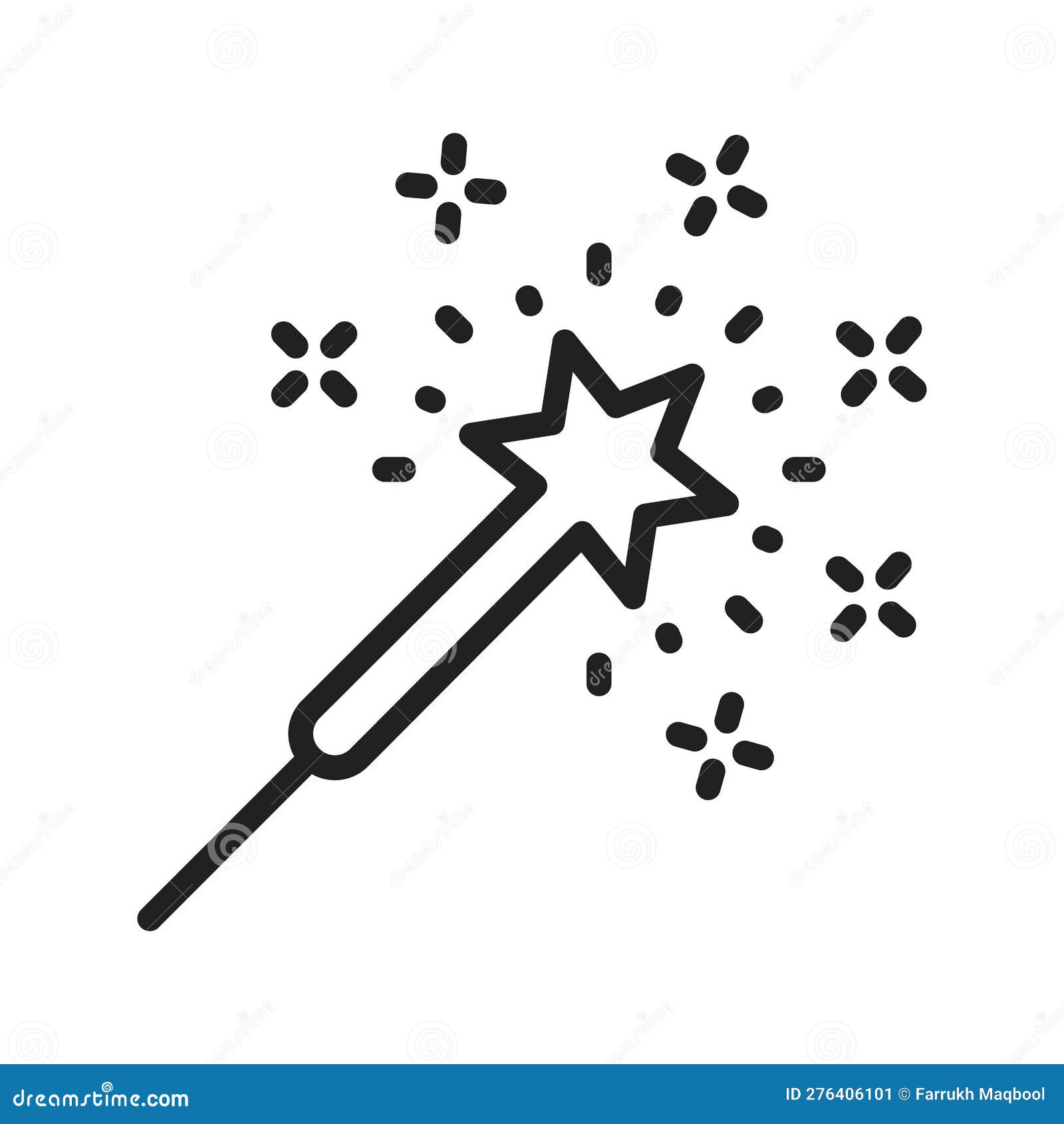 Sparkler Icon Vector Image. Suitable for Mobile Apps, Web Apps and ...