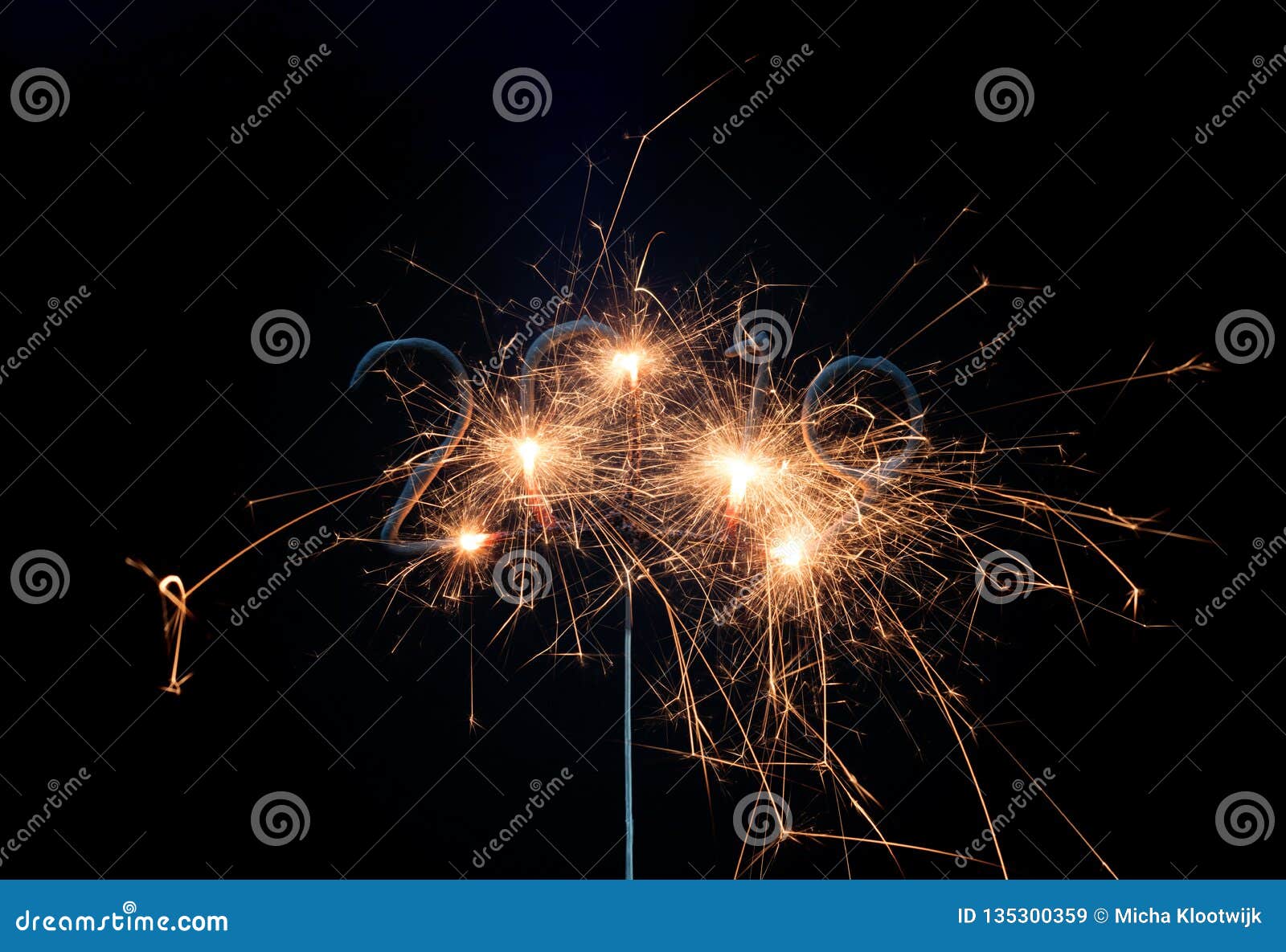 Sparkler Isolated on Black, 2019 Stock Image - Image of sparkler, star ...