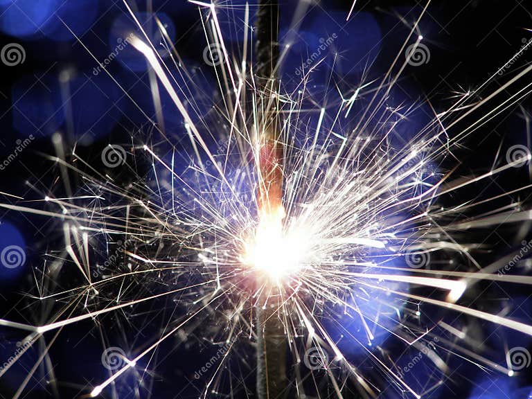 Sparkler making fireworks stock photo. Image of design - 1617518