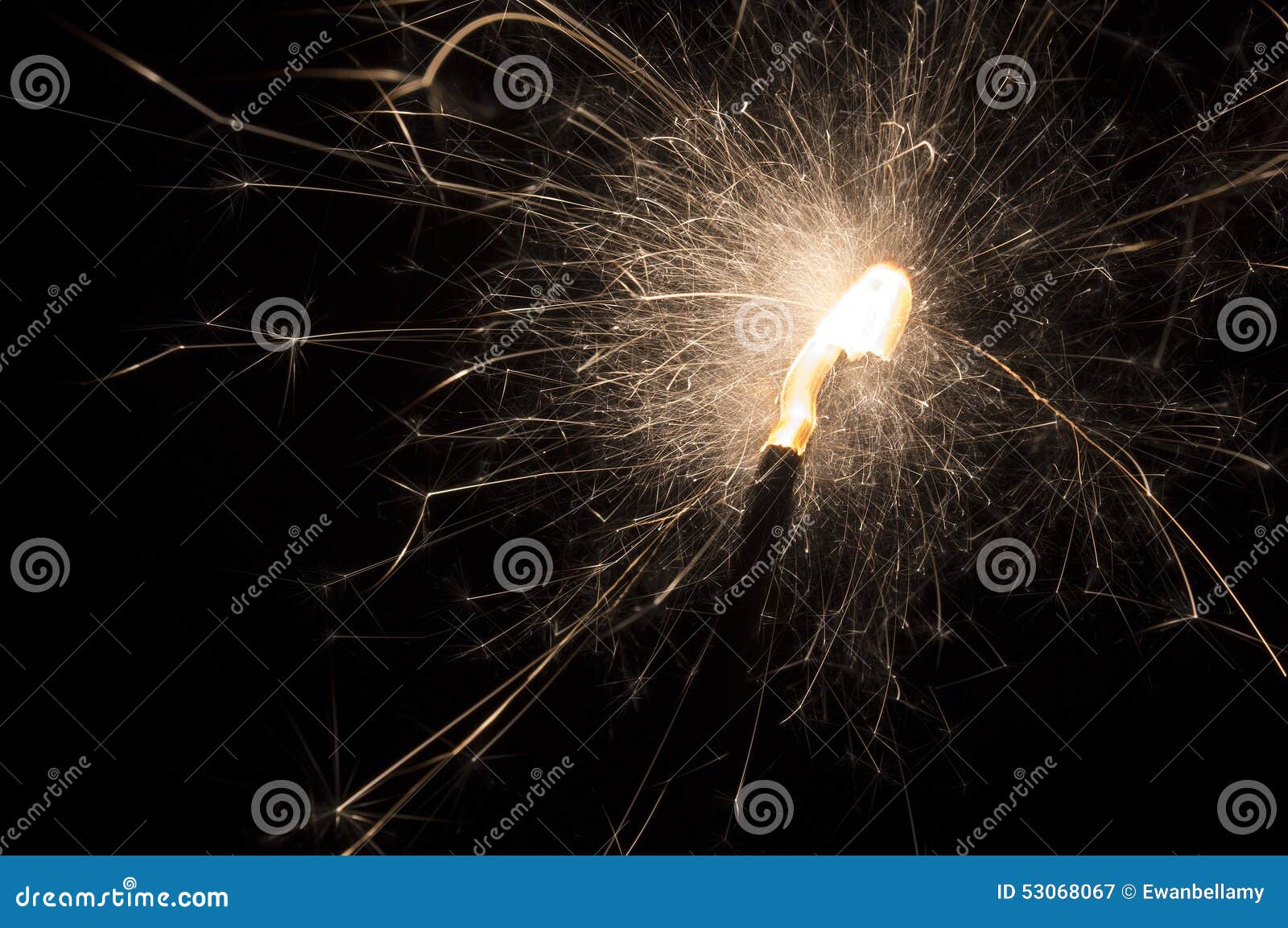 Sparkler sparks stock image. Image of orange, spark, sparkler - 53068067