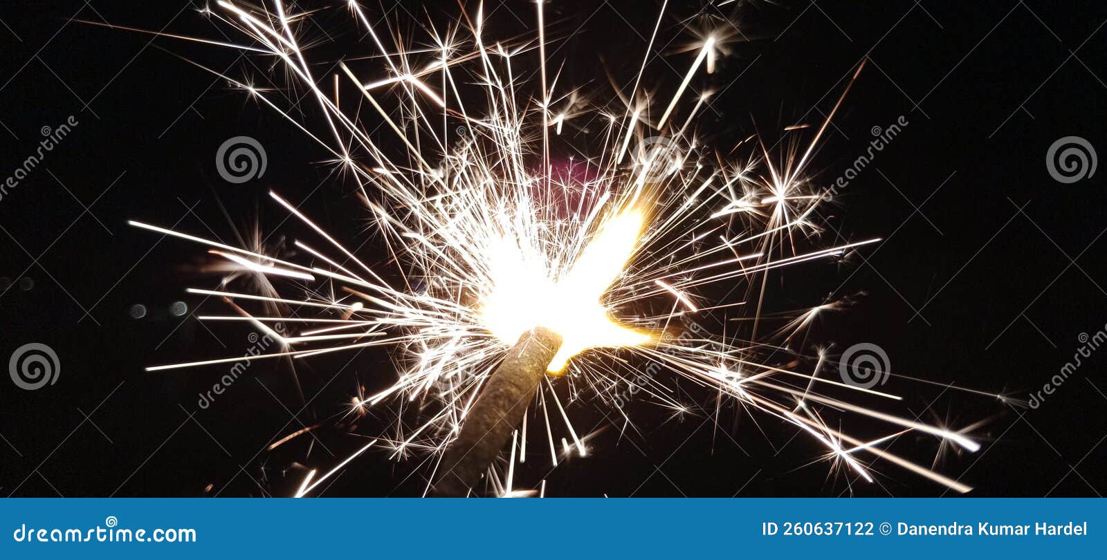 A Sparkler View, it is a Type of Hand-held Firework that Burns Slowly ...