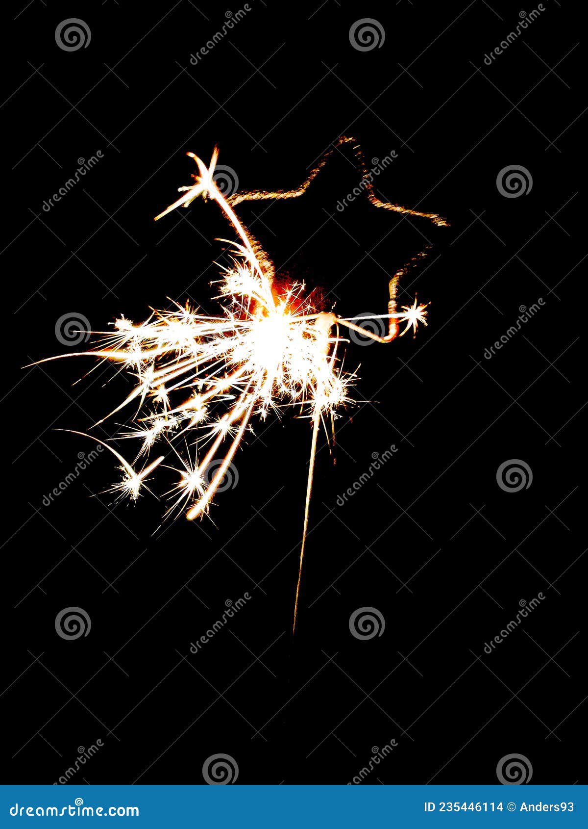 Sparkler stock photo. Image of bonfire, celebration - 235446114