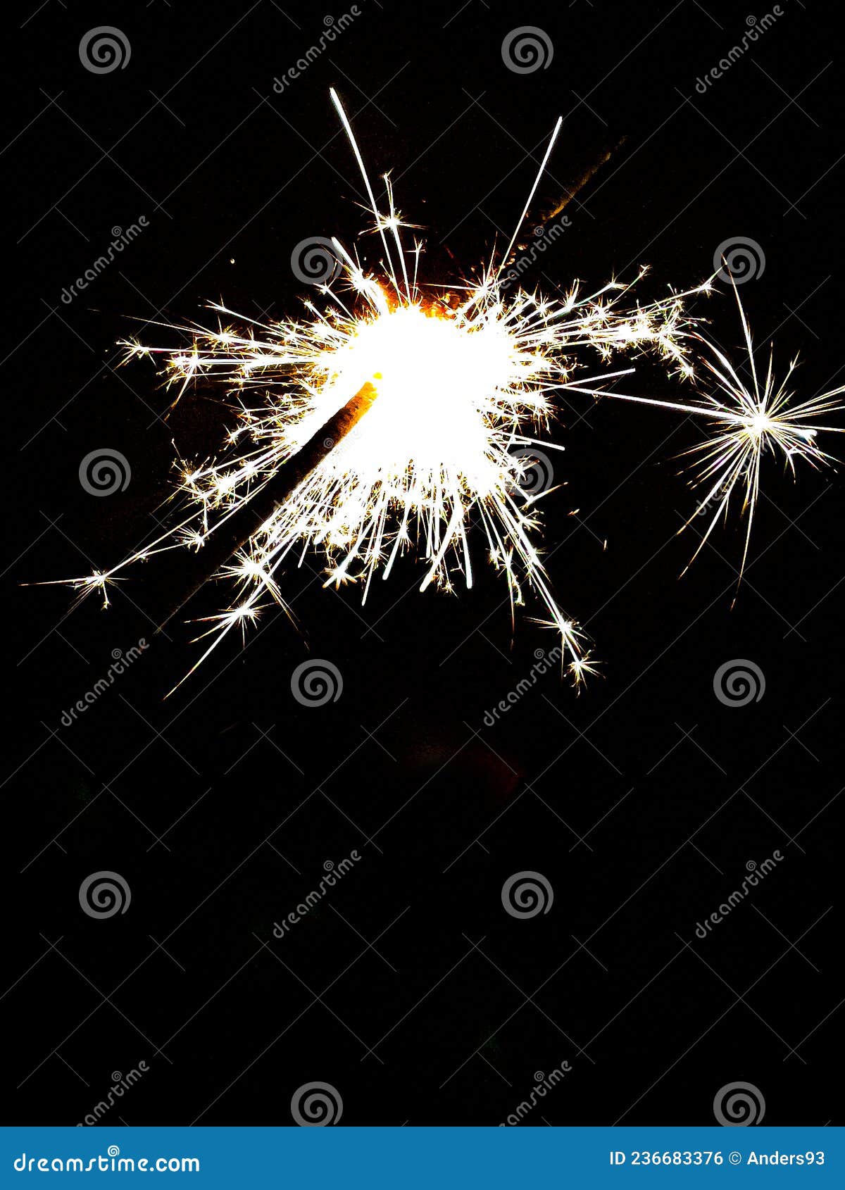 Sparkler Hand Held Firework Stock Photo - Image of flame, celebrate ...