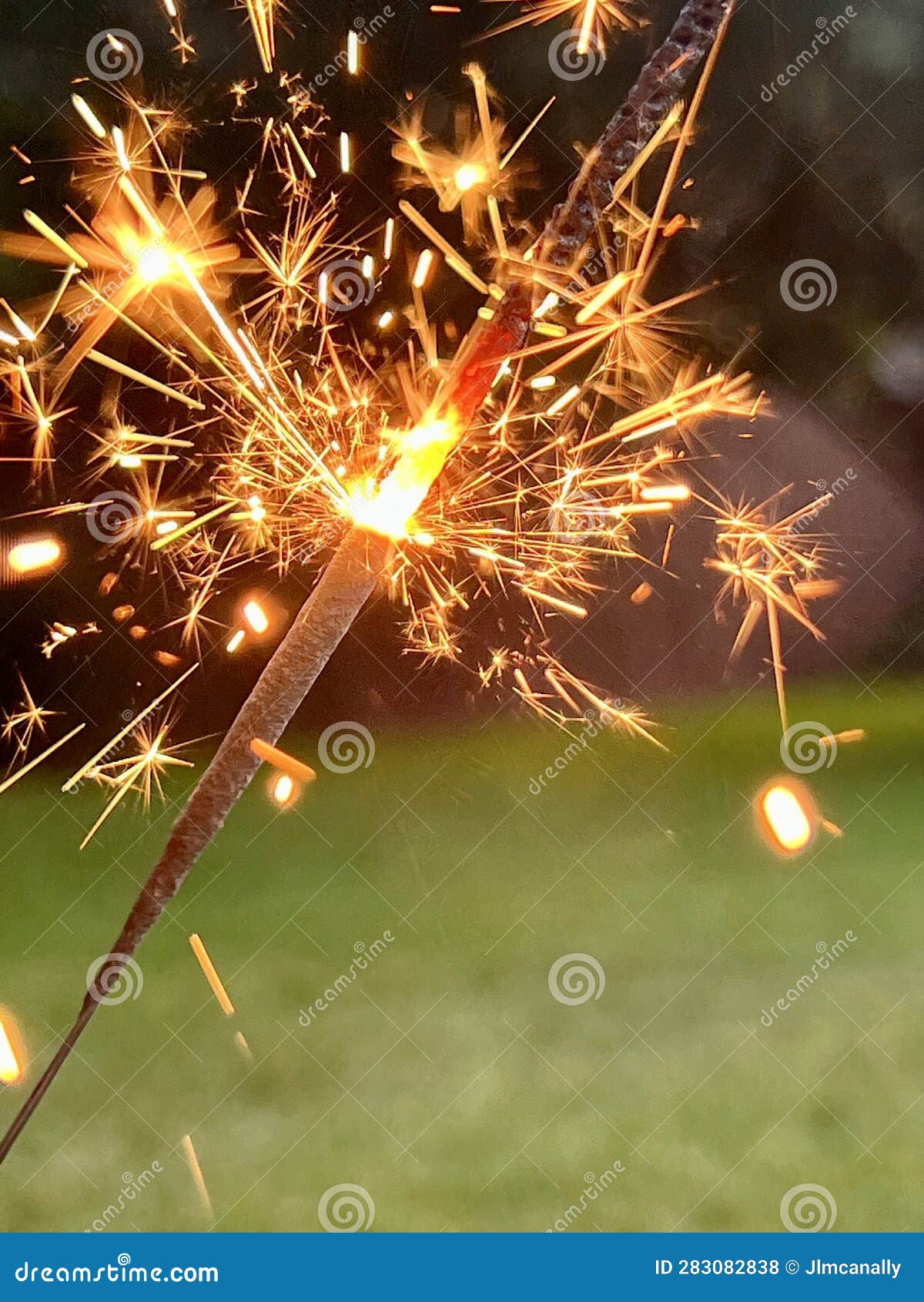 Sparklers stock photo. Image of celebration, pyrotechnics - 283082838