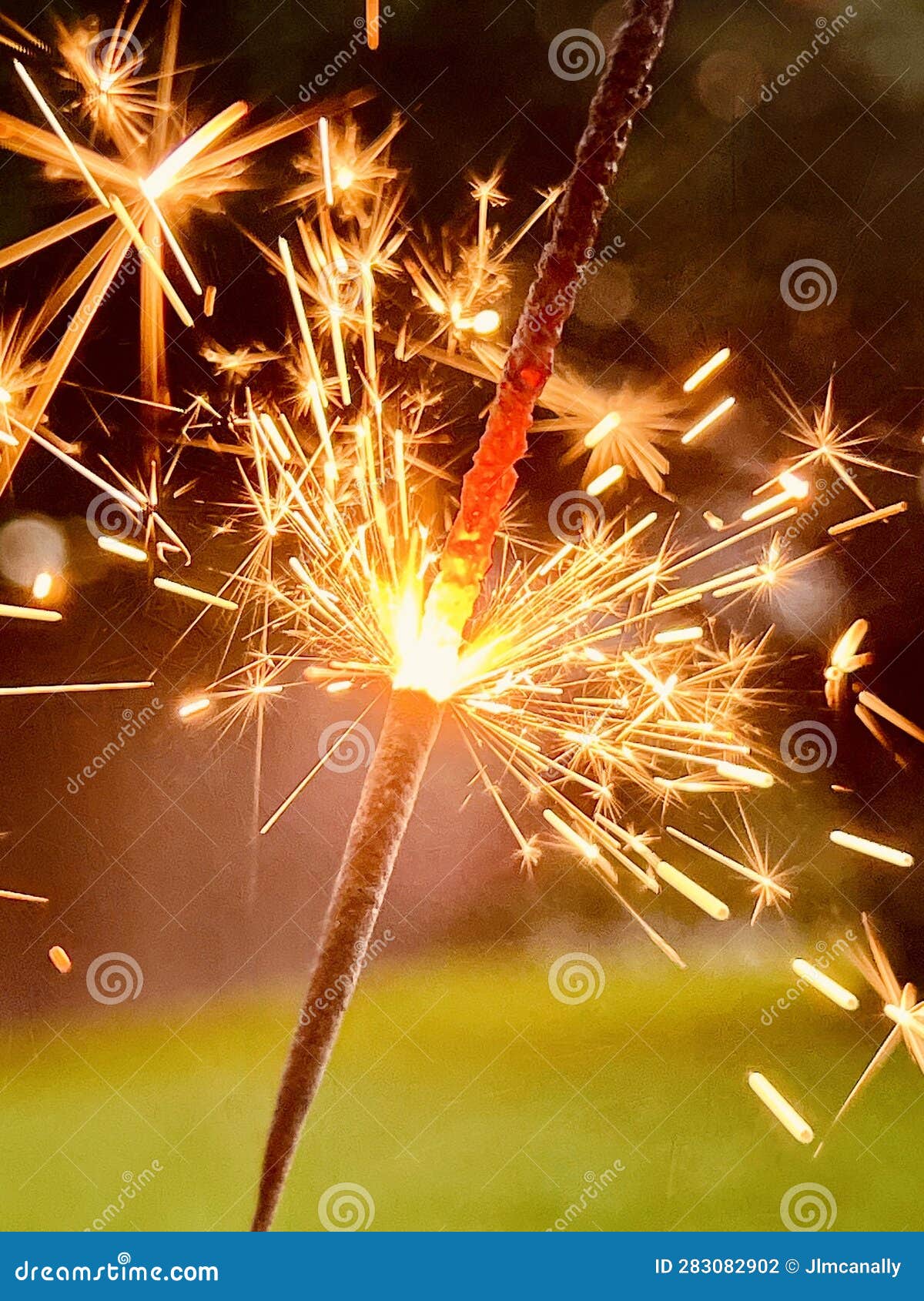 Sparklers stock photo. Image of fire, sparks, july, sparklers - 283082902