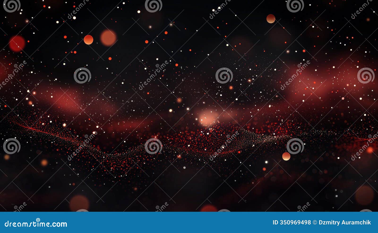 Sparkles and Bokeh Effects in a Red Texture. Stock Photo - Image of ...
