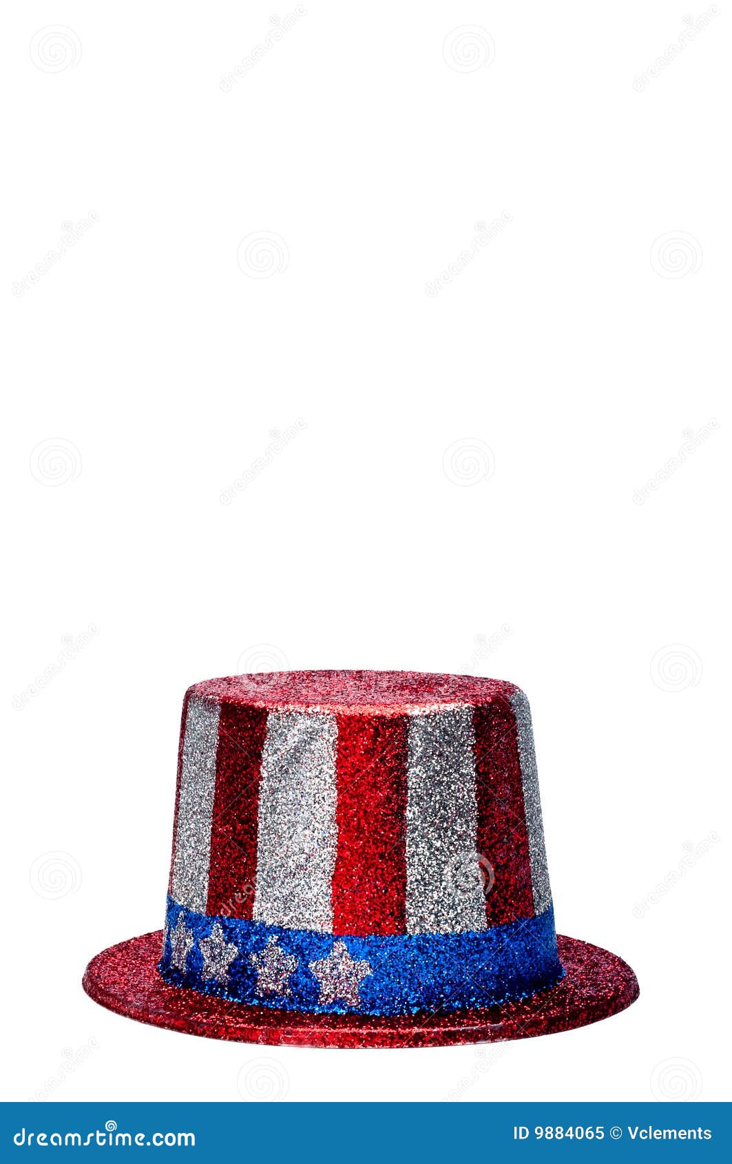 A Sparkling 4th of July Celebration Hat Stock Image - Image of blue ...