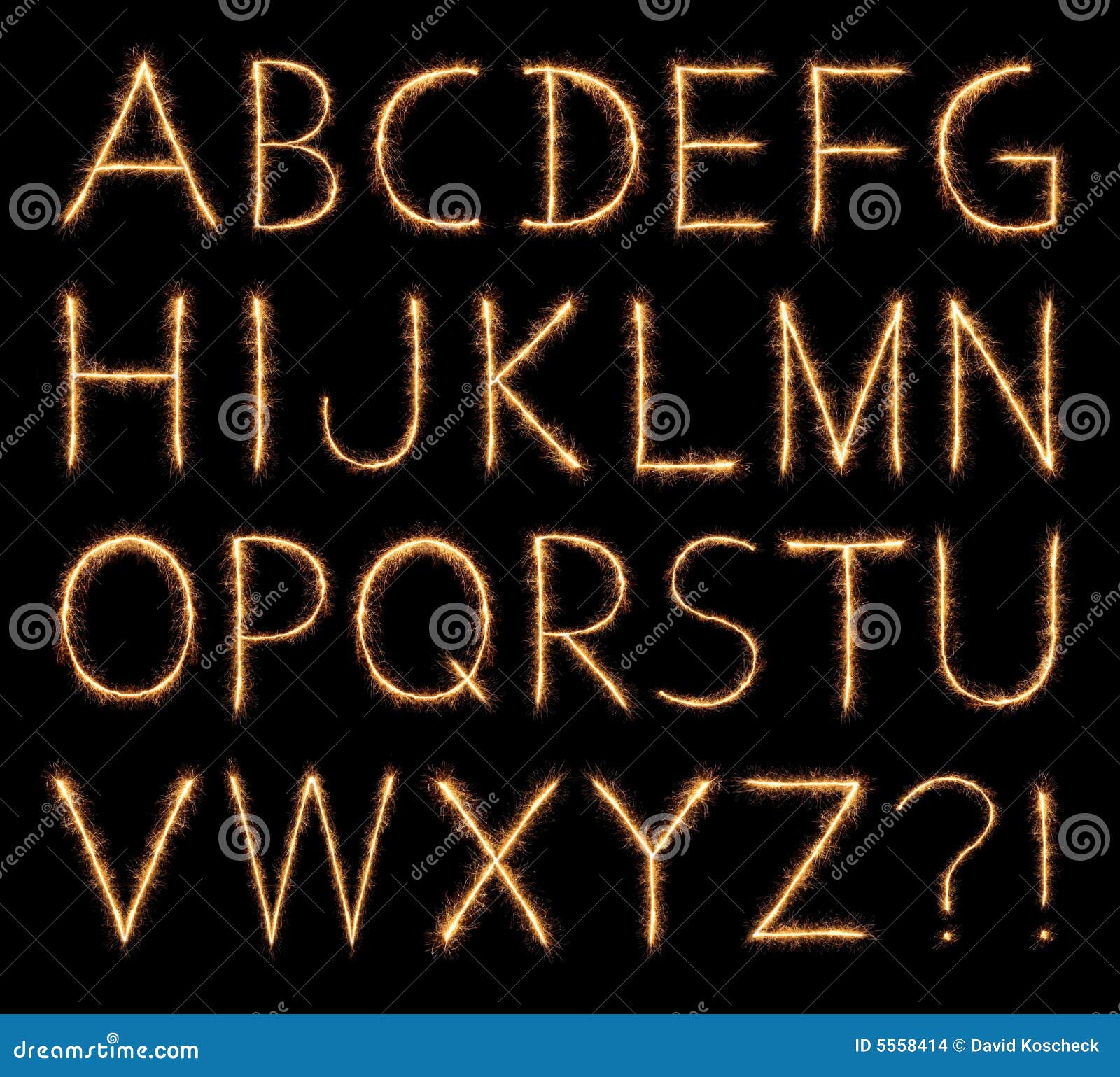 Sparkling alphabet stock illustration. Illustration of creative - 5558414