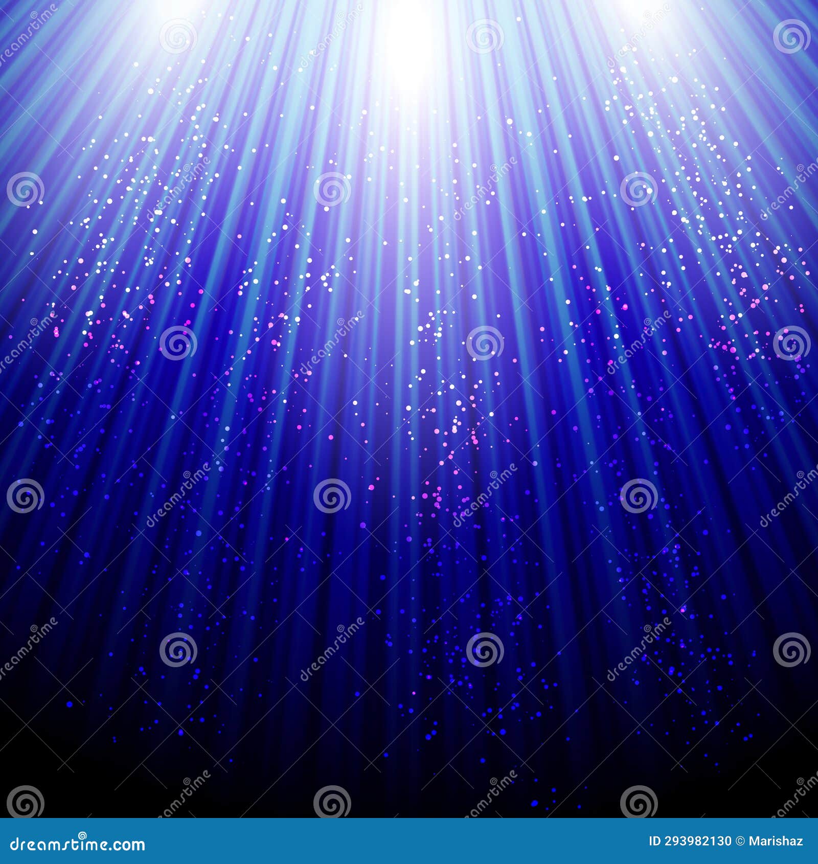 Background with Glowing Rays and Shiny Glitter Stock Vector ...
