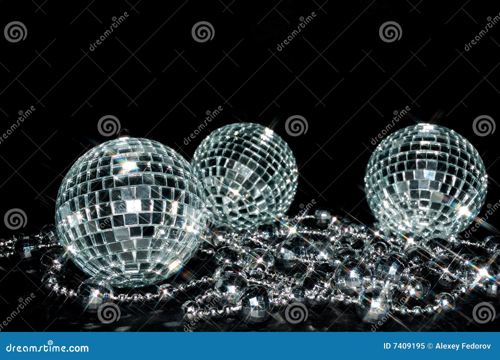 Sparkling balls stock image. Image of crystal, night, luxury - 7409195