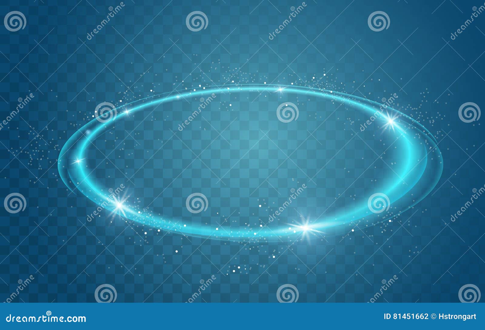 Sparkling blue ring effect stock vector. Illustration of effect - 81451662