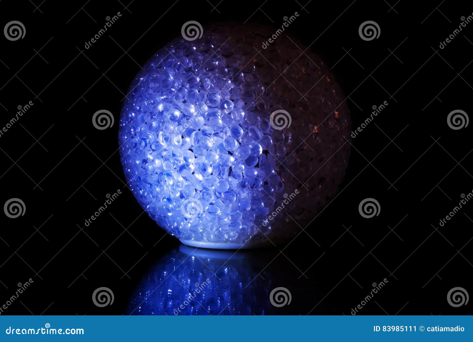 Sparkling blue sphere stock image. Image of shiny, ball - 83985111