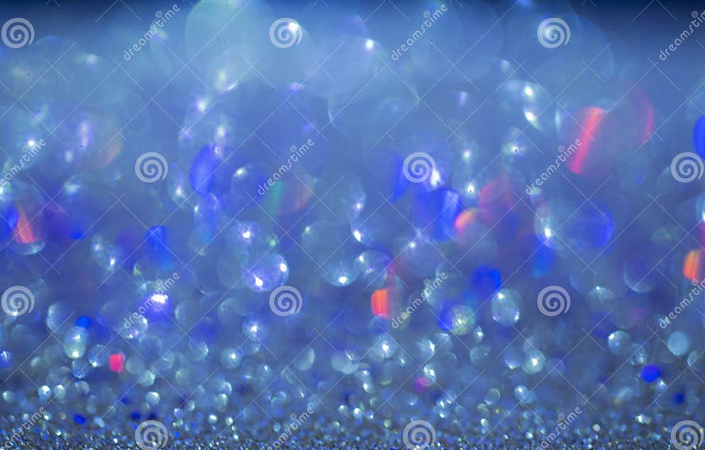Sparkling Bright Colors with a Blue Background Stock Photo - Image of ...