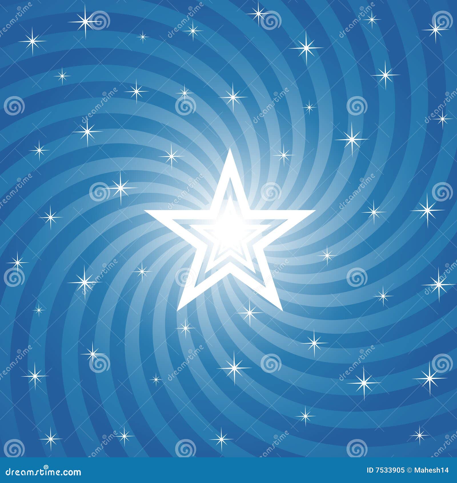 Sparkling Bright Star Background Stock Vector - Illustration of ...